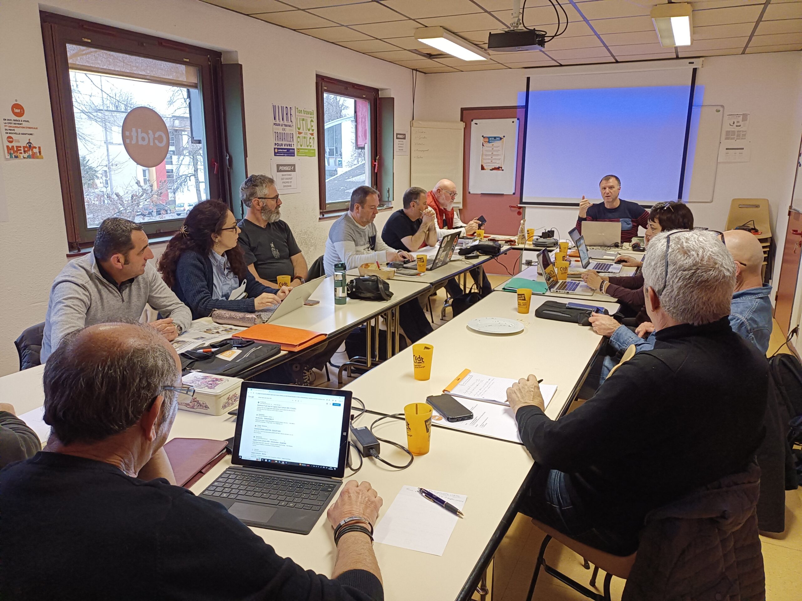 Le Conseil Départemental d'INTERCO 64 au travail le 6 février 2024 à ...